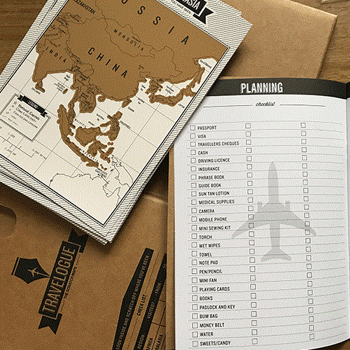 Travelogue ( Scratch World Map Travel Diary / Journal ) | thecharactersfam