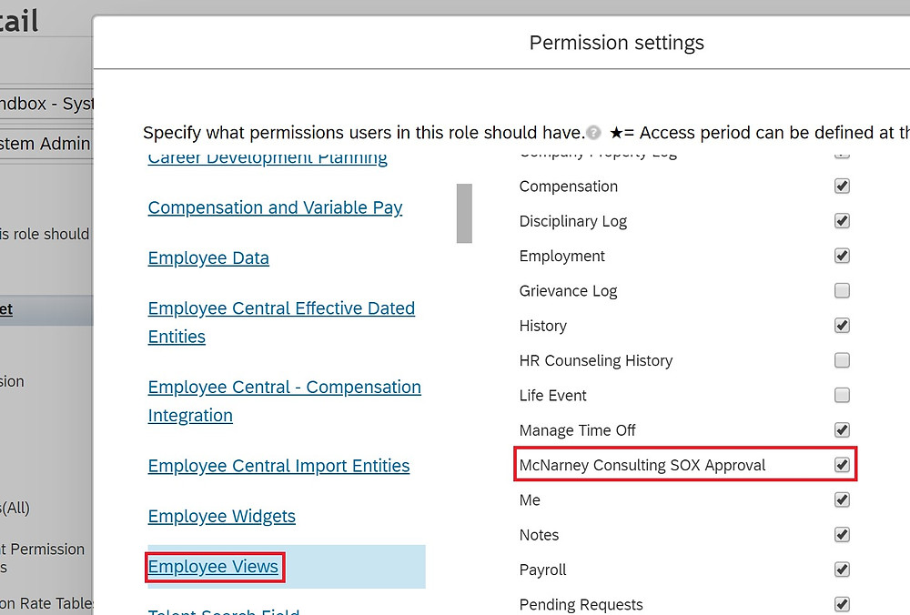 SOX Approval Workflow in SuccessFactors Compensation Custom MDF