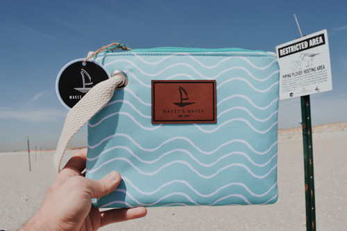 'Groovy Wave' | Waterproof Clutch | Wakes & Waves