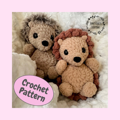 Henry The Baby Hedgehog - CROCHET PATTERN | JennsCraftyCreations