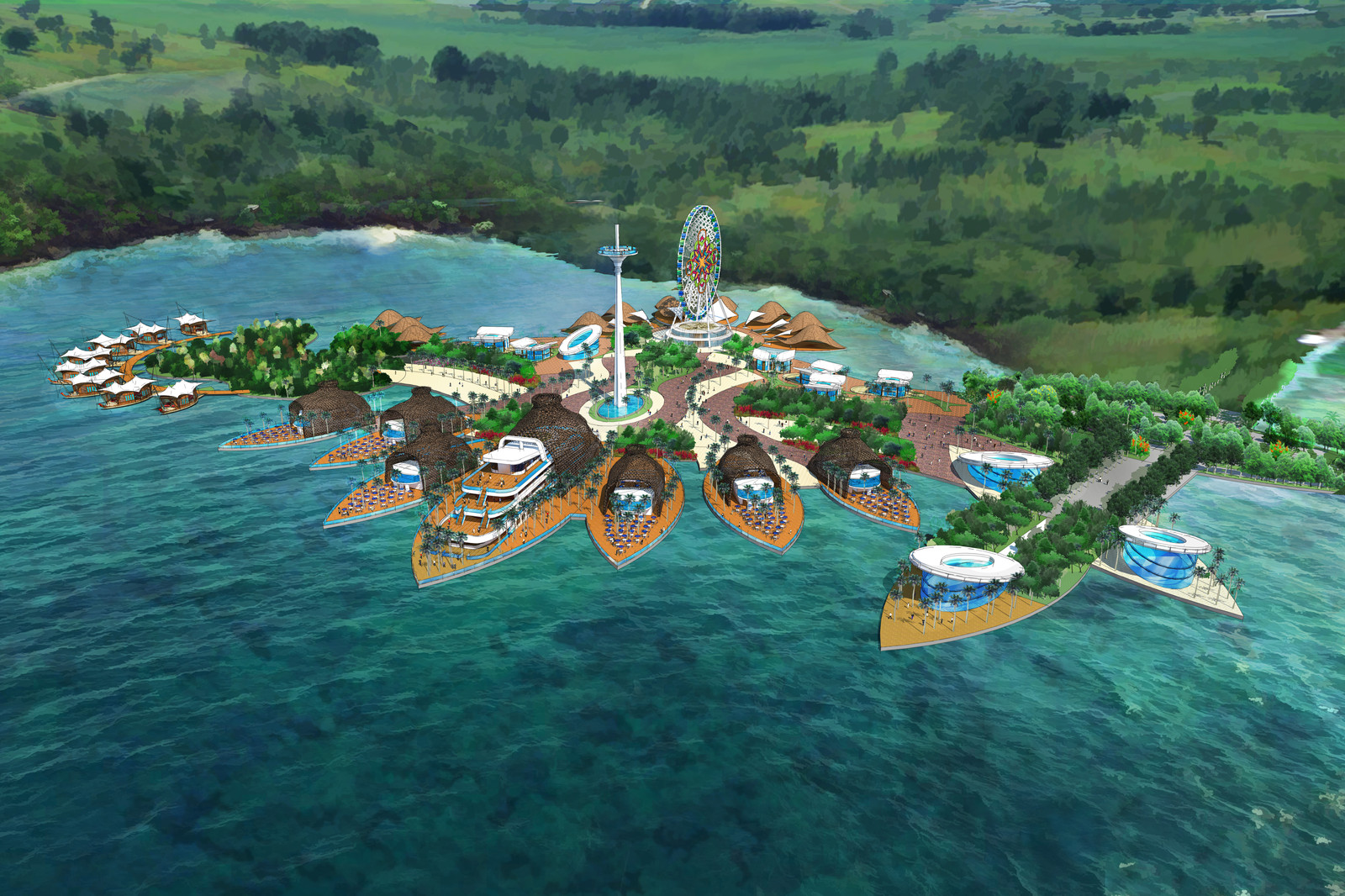 Floating Fishing Village Mixed Use Development, Cebu, Philippines
