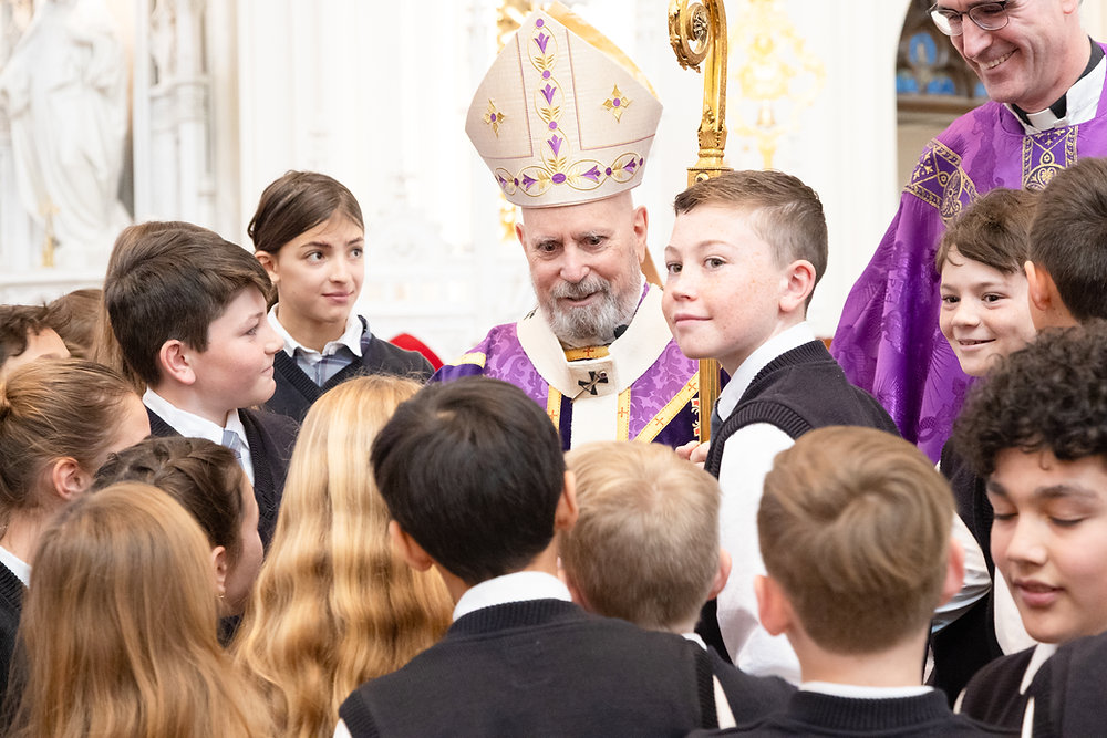 Archbishop Aquila Celebrates Final Fifth-Grade Mass at Denver Cathedral
