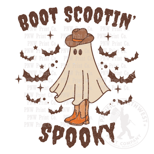 UV DTF Decal Transfer-Boot Scootin' Spooky | PNW Print Company