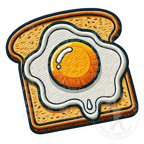 Eggs And Toast-DTF Transfer | PNW Print Company