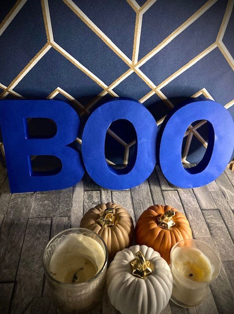 How to make 3D Halloween 'BOO' Letters from Cardstock - tutorial with ...