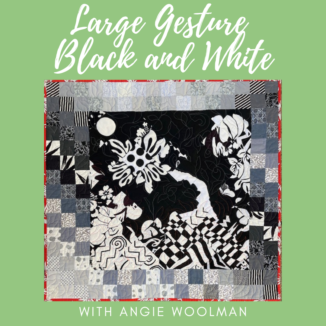 IN PERSON: Large Gesture Black and White with Angie Woolman | hello-stitch