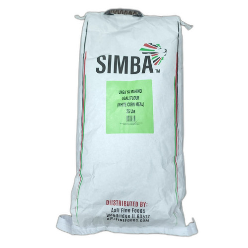 Simba White Corn Meal (Ugali), 25LB | Deo Gratias Food
