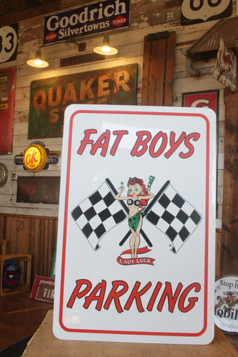 Fat Boys Parking sign | GasolineAlley