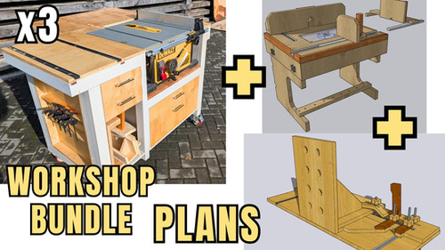 Workshop Bundle Plans - 3x PLANS | Bromarbuildz