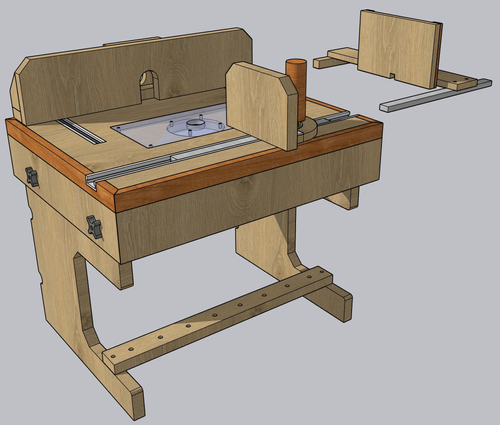Compact Bench-Top Router Table Plans | Bromarbuildz