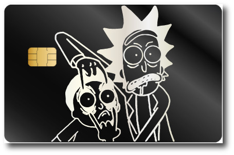 rick and morty Card | Louis Luxury Card
