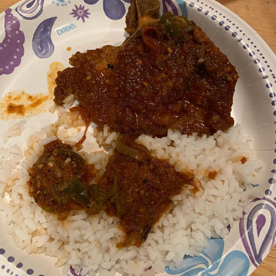 Puerco Rojo (Red Pork Chops)