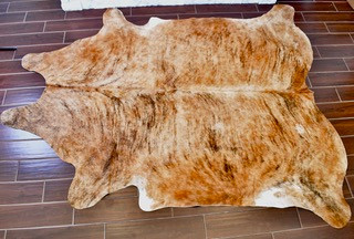 Golden Tiger Brindle Cow Hide - XL | Wildhoneyturquoise