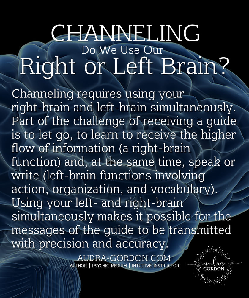 Channeling - Do Psychics and Mediums Use Their Left or Right Brain?