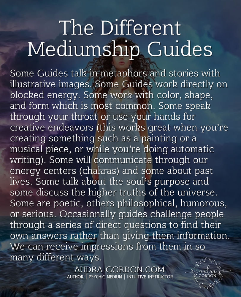 The Different Types of Mediumship Spirits Guides