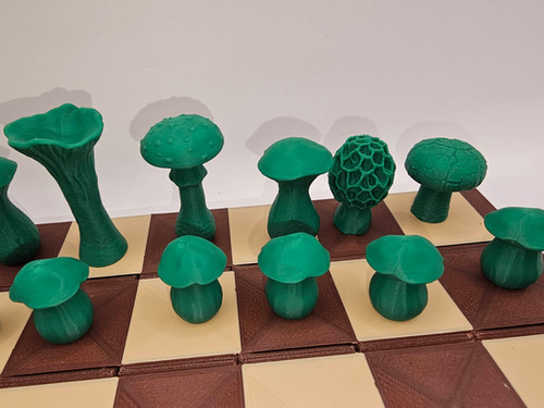 Introducing the Forest Chess Set – Where Strategy Meets Nature! | 3D Hero