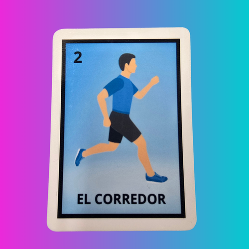 El Corredor Loteria Card Sticker | Not Dead Threads