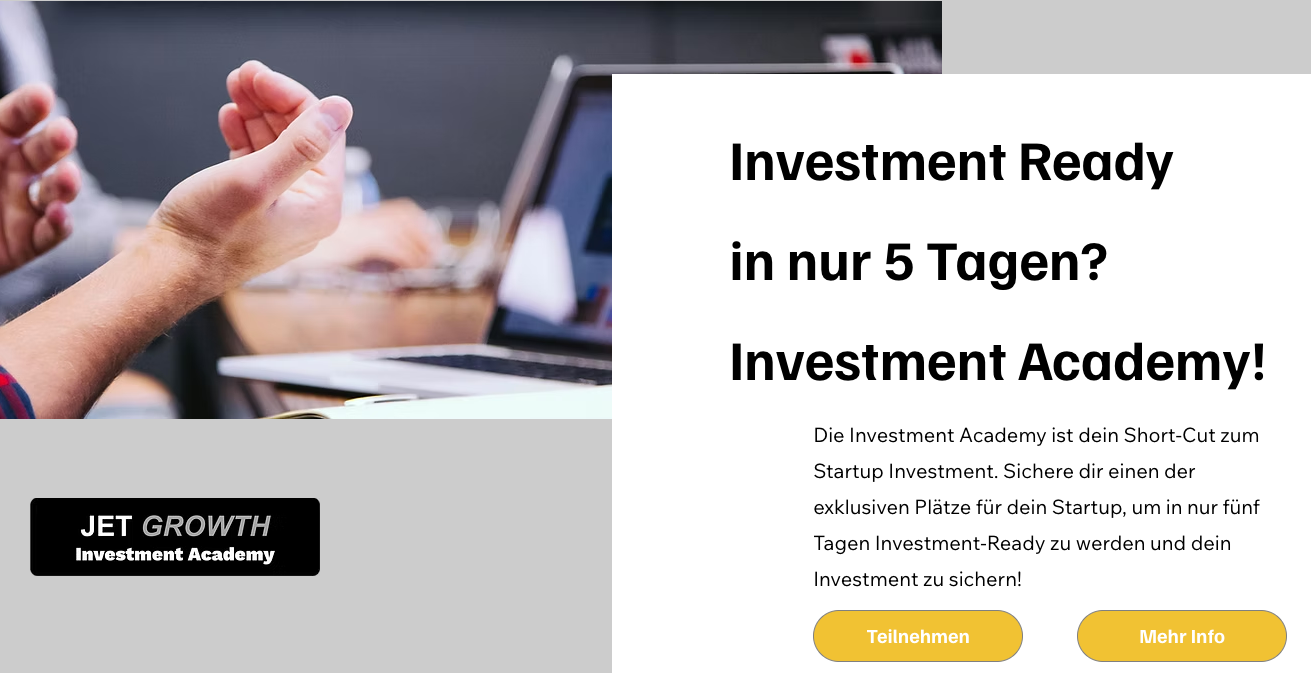 Startup Investment Academy