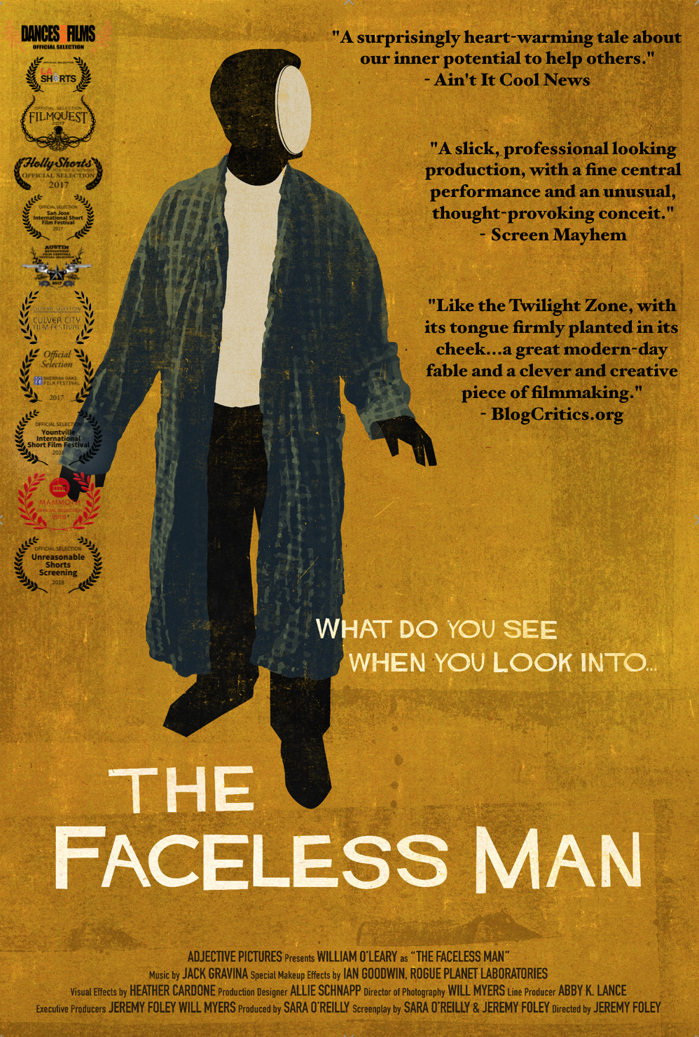 Adjective Pictures Short Film The Faceless Man