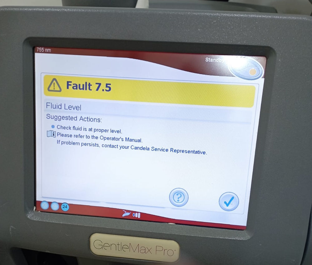 Candela GMAX / Lase PRO Fault 7.5 | Thephotonx