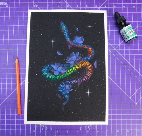 Lambda Serpentis - Original Artwork | CosmosKitty