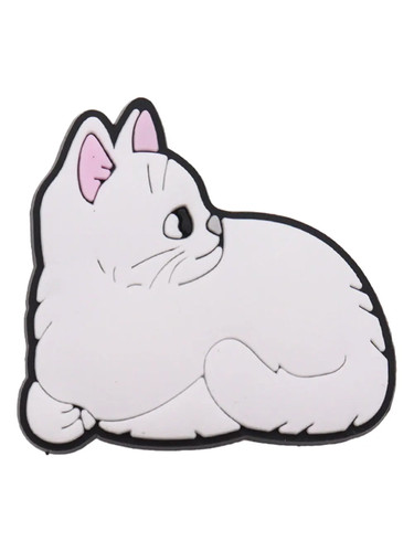 White Cat Croc Charm | Cat Store