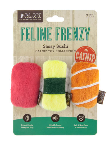 P.L.A.Y Sushi Catnip Cat Toy Set | Cat Store