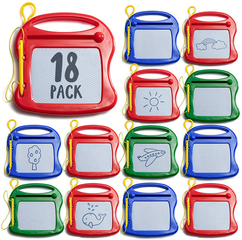 Prextex Mini Doodle Pads for Kids - 18 Pack | Perch