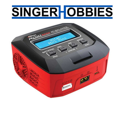 Hitec HRC44295 RDX1 Mini AC LiPo Charger | Singerhobbies