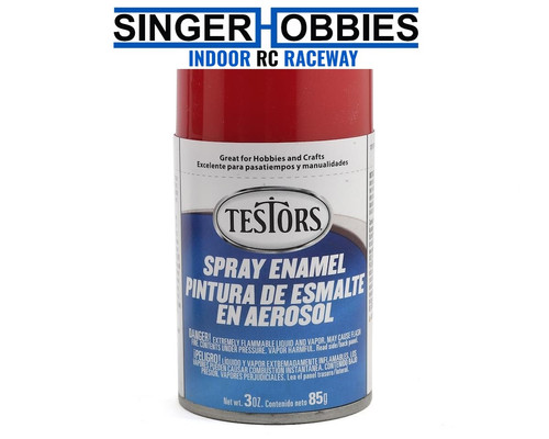 Testors 1629T Ruby Red Metal Flake Spray Paint (3oz) | Singerhobbies