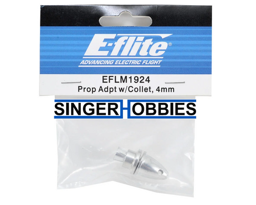 E-Flite EFLM1924 Prop Adapter w/Collet (4mm) | Singerhobbies