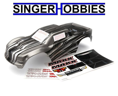 Traxxas 8918X Body ProGraphix Maxx V2 / Decal Sheet (REQUIRES PAINT ...
