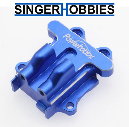 POWERHOBBY PHB6564BLUE Aluminum Rear Gear Box FULL GROM 1/18 SERIES ...