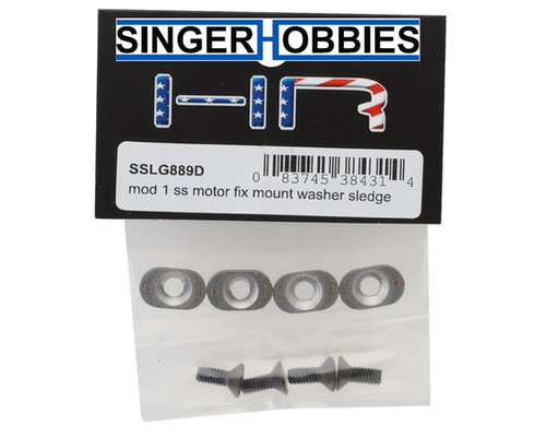 Hot Racing SSLG889D Stainless Steel Motor Locking Washers 1.0Mod 13/52 ...