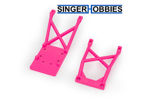 Traxxas 3623-PINK Skid Plate Stampede 2wd Front/Rear | Singerhobbies