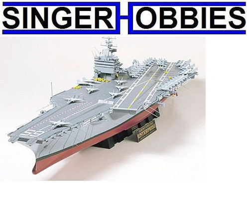 Tamiya 78007, 1/350 USS Enterprise Carrier Plastic Model Ship Kit ...