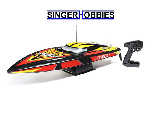Pro Boat PRB08032V2 Sonicwake 36" Self-Righting RTR Deep-V Brushless ...
