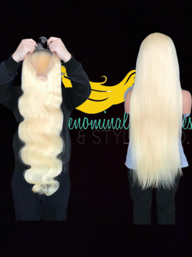 40 inch Raw 613 HD 13x4 Frontal Wig 180 Density | Feenominal Bundles
