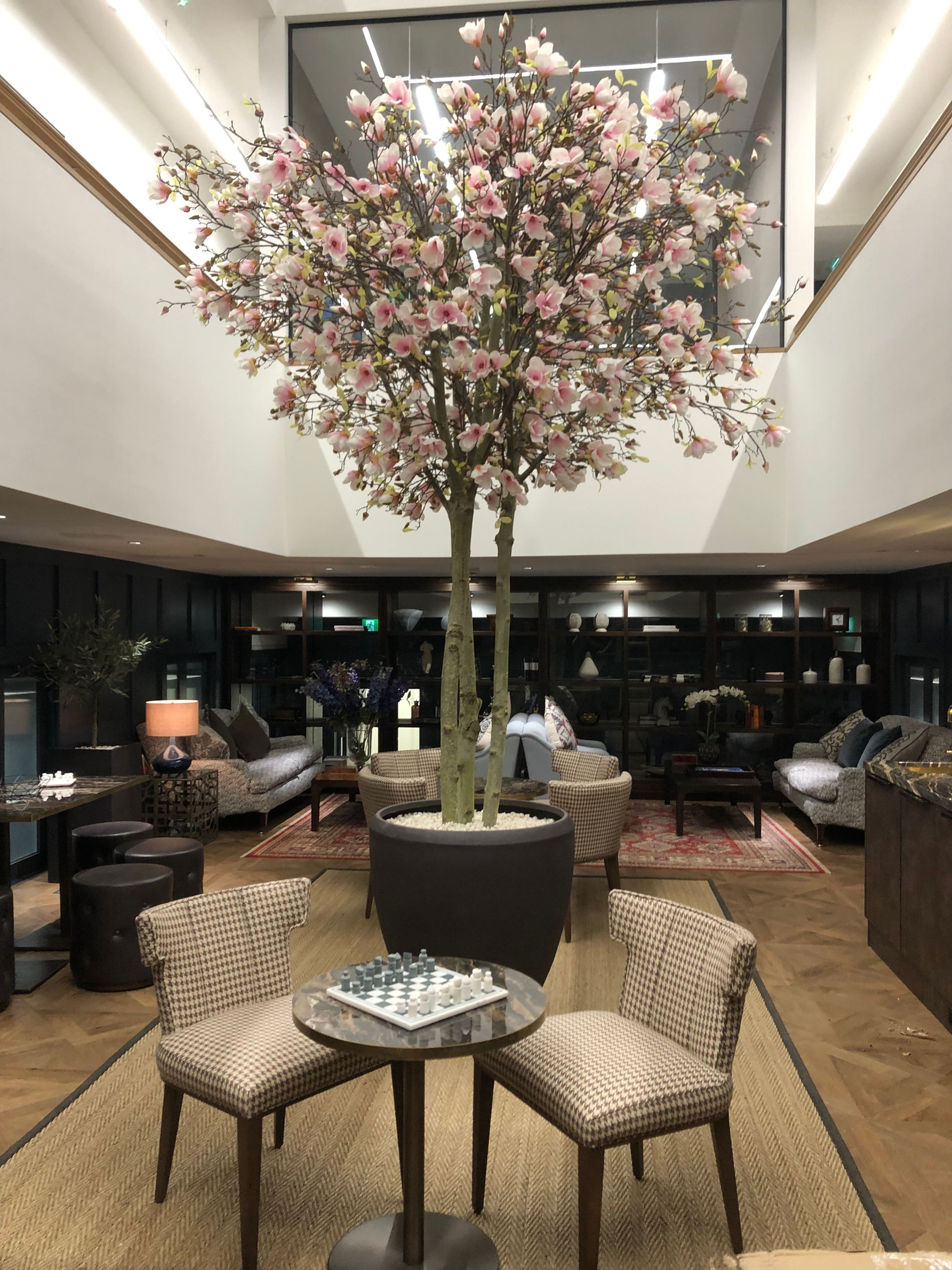 Large Artificial Magnolia Tree for a London Office