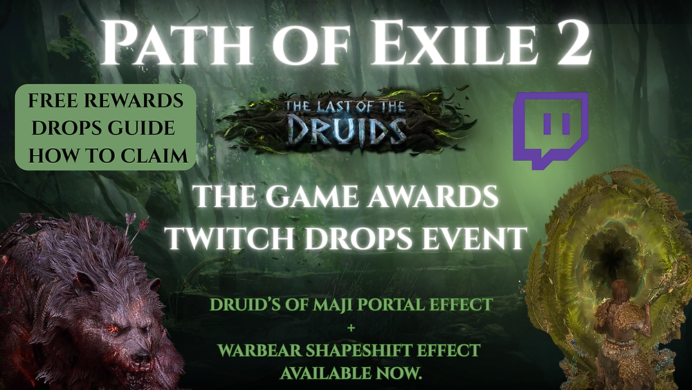 Path of Exile 2 Twitch Drops – The Game Awards Event Guide