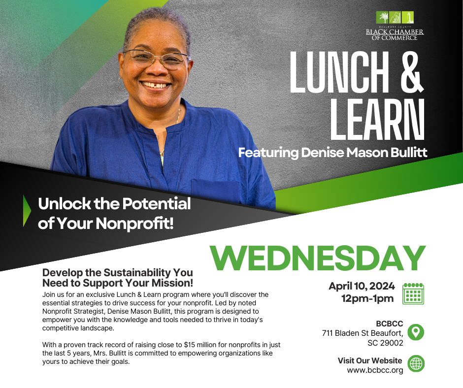 Lunch & Learn | Unlock the Potential of Your Nonprofit! | BCBCC