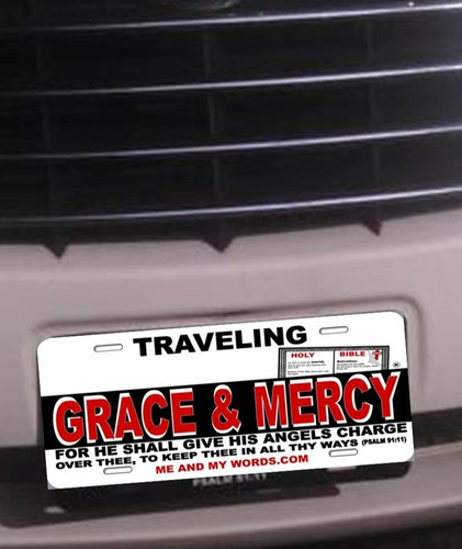 License Plate Grace and Mercy | ME AND MY WORDS