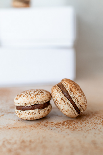 Schoko Macarons 4er oder 6er Box | Bio Liebelei