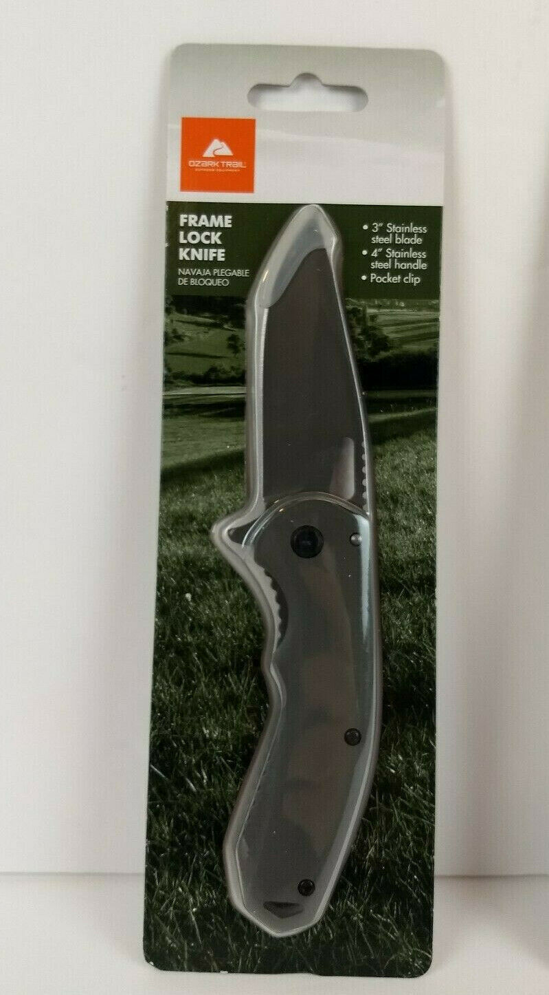 Ozark Trail Outdoor Equipment Frame Lock Knife | eddie