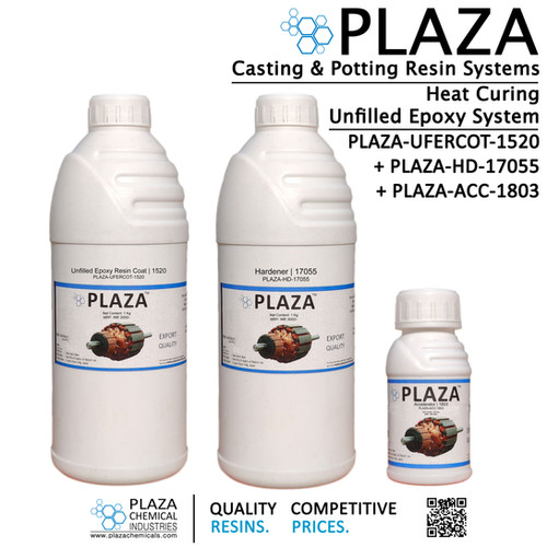 PLAZA® | Heat Curing, Unfilled Epoxy System |1520(1 Kg)+17055(1)+ACC ...