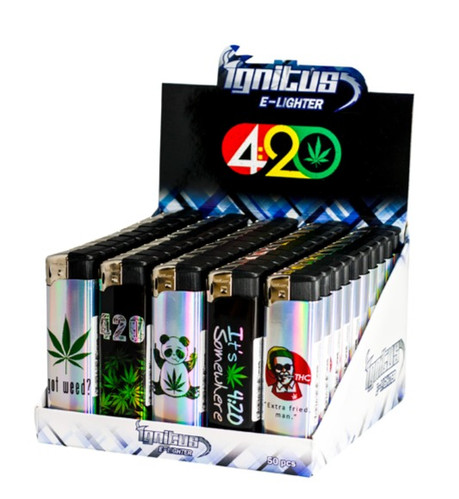 L11: Ignitus Electronic Foil Lighter (50cts) | ZIROZ