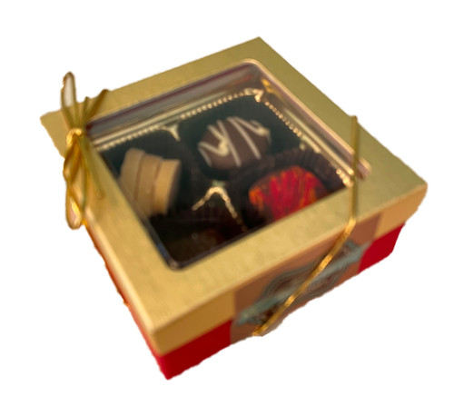 4 Piece Fancy Box | Mariette Chocolates