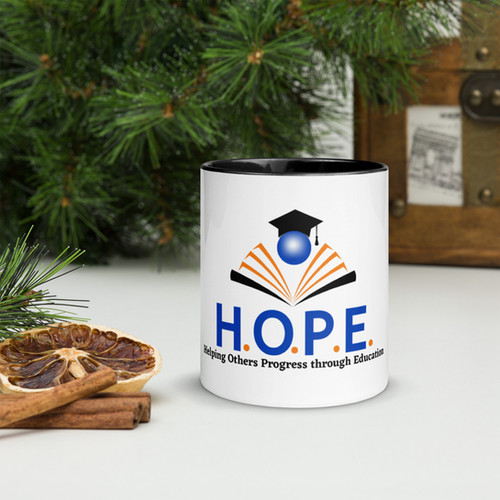 Helping Others Progress through Education Mug with Color Inside | HOPE ...