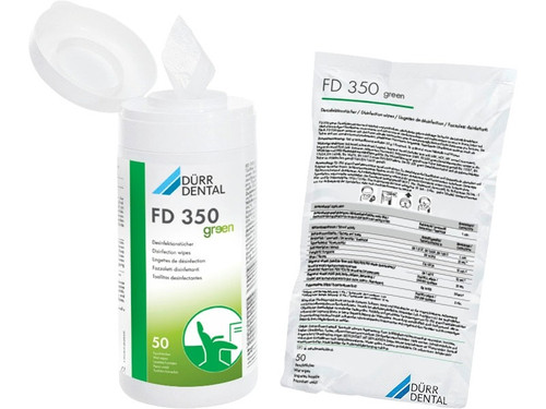 Durr FD 350 Green 50 wipes | DeconPete