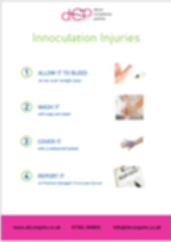 Innoculation Injury poster | DeconPete